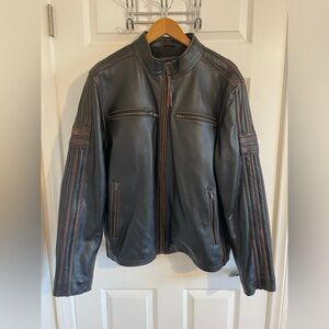 Black Rivet | Jackets & Coats | Black Rivet Antique Style Motorcycle ...